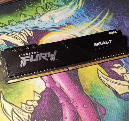 Оперативная память ddr4 4gb 2666Mhz Fury Kingston