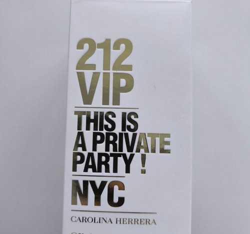 Carolina herrera 212 VIP парфюм. вода оригинал