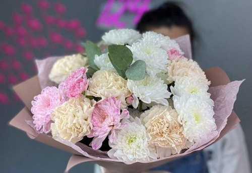 Сборный букет Flowers124 хризантема диантусы цветы