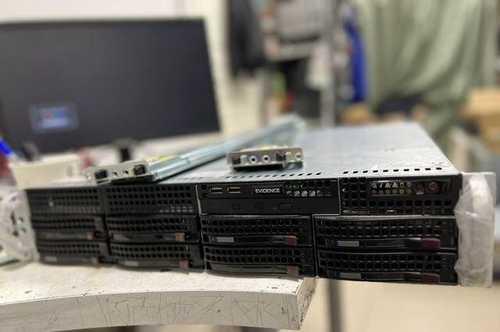 Сервер supermicro E5-2603/32ram/2xPSU