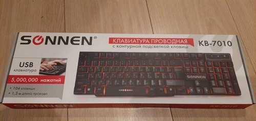 Игровая клавиатура Sonnen KB-7010