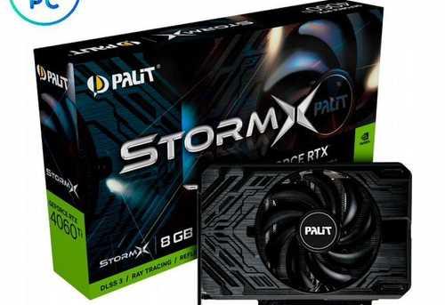 Видеокарта RTX4060Ti 8GB Palit stormx NE6406T019P1