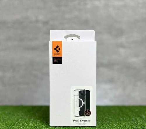 Spigen Ultra Hybrid с MagSafe iPhone 14+ (Белый)