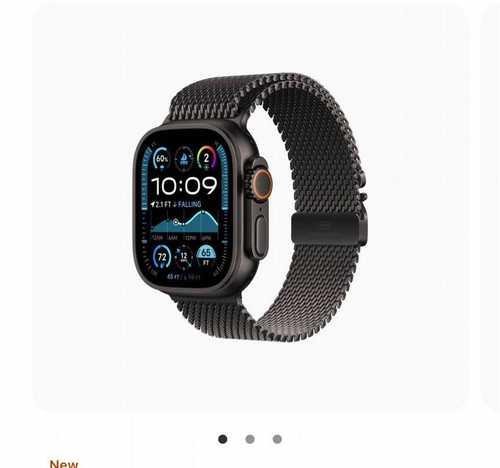 Apple Watch Ultra 2 Black 2024 Milanese Loop