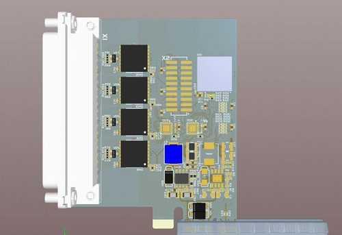 Конвертер интерфейсов PCI Express - RS-485