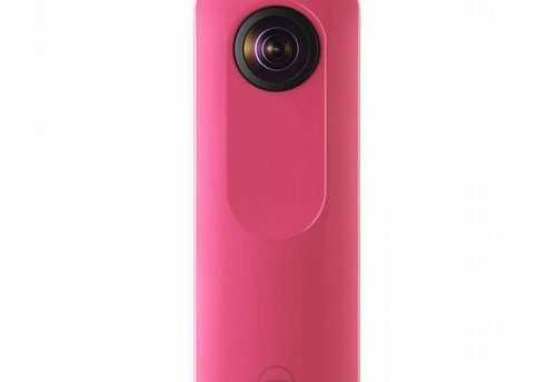 Панорамная камера VR 360 ricoh theta SC2 (розовая)