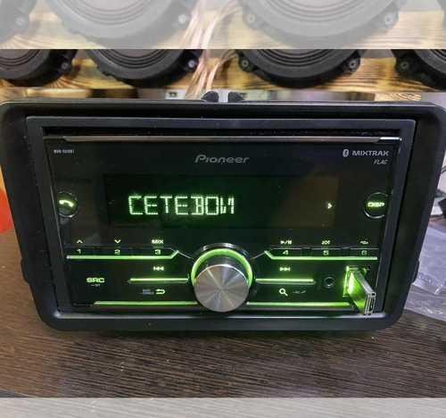 Pioneer mvh-s610bt пооцессор 2-din магнитола