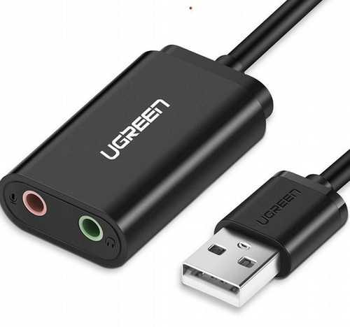 Звуковая карта ugreen US205 (30724) USB 2.0