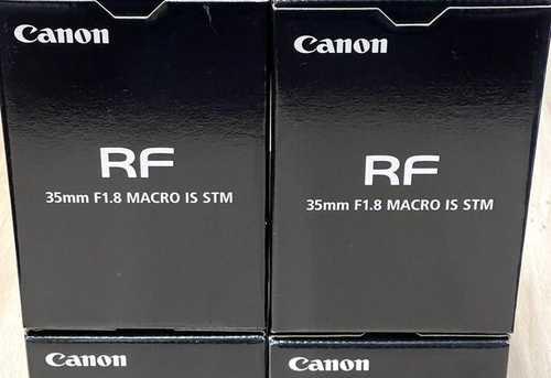 Canon RF 35mm F/1.8 STM Новый