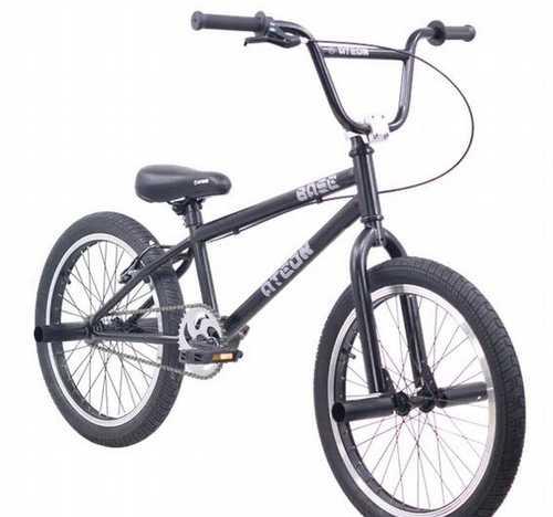 Велосипед bmx base black chrome, рама 19 (стальная)