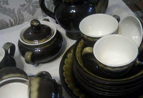 Набор посуды керамика СССР зик