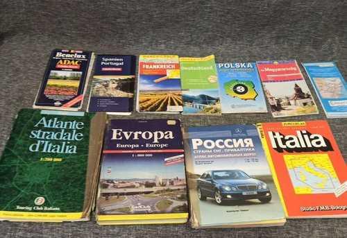 Карты автомобильные Европы и России