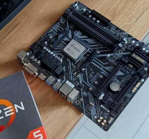 Процессор AMD ryzen 5 3600 c мат платой