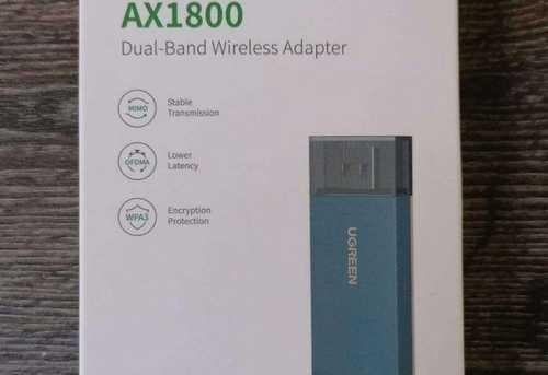 Ugreen AX 1800 Wi-Fi 6 адаптер новый