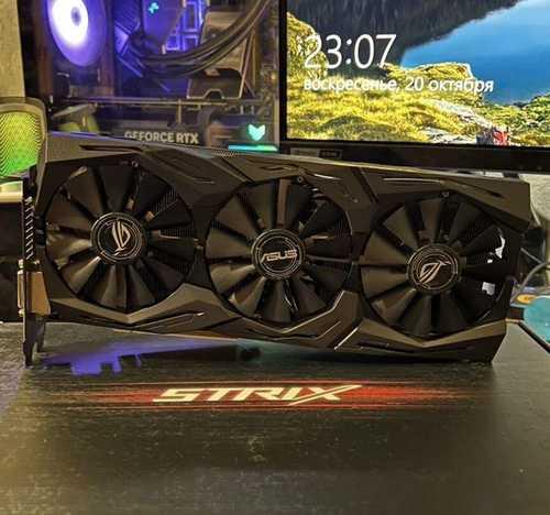 Видеокарта asus rog strix 1080 8gb