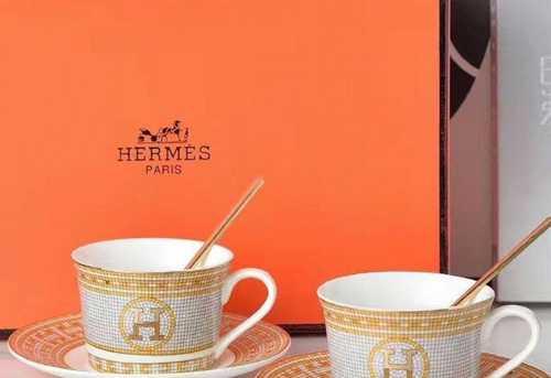 Чайно кофейный сервиз "Hermes" / Чайная пара