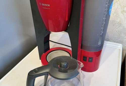 Кофеварка капельная Bosch TKA6A044 красный