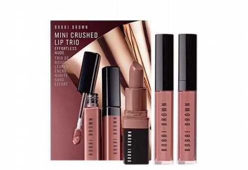 Bobbi brown mini crushed lip набор