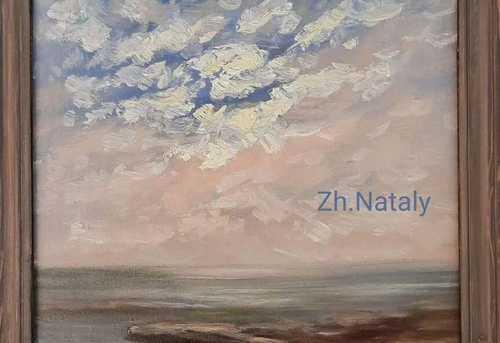 Перистые облака, картина ЖуравлёваАрт