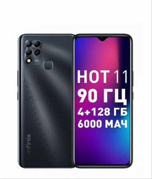 Infinix Hot 11 black 128 GB (Новый, Гарантия)