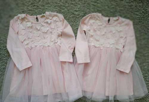 Платье для девочек двойняшек