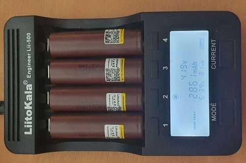 Аккумуляторы Liitokala hg2 3000 mAh