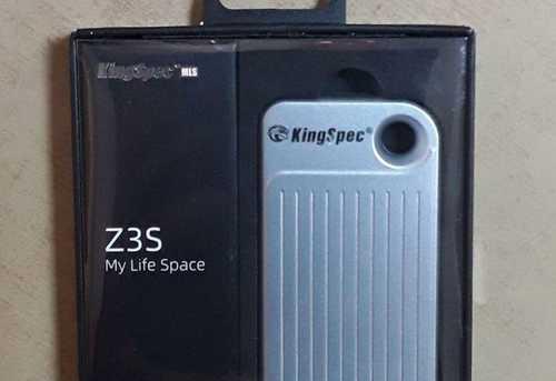Внешний жесткий диск SSD KingSpec Z3S 1тв новый