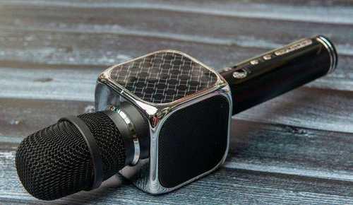 Беспроводной караоке микрофон чёрный