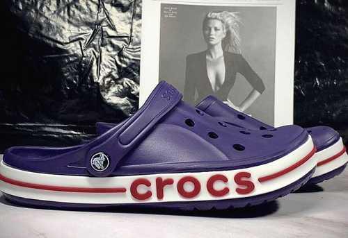 Crocs сабо мужские фиолетовые