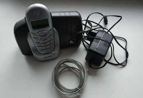 Телефон zyxel P-2300RDL EE, dect + VoIP