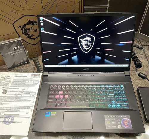 Новый MSI Katana 17 4060 i5 12450H 16 512 144Hz