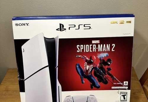Sony PlayStation 5 Slim 1 тб + Spider-Man 2