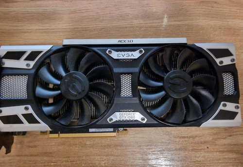 Видеокарта evga gtx 1080 8gb на запчасти