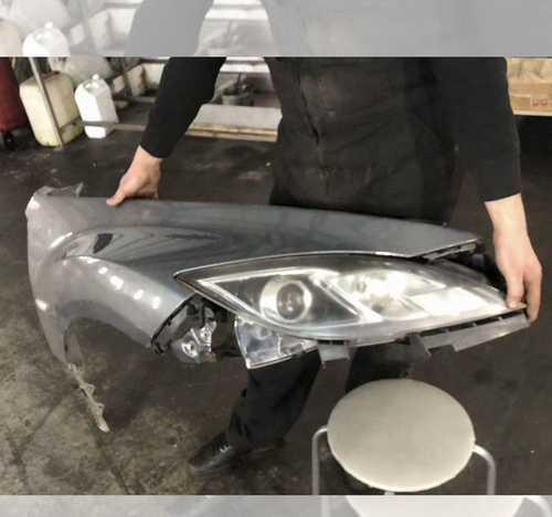 Крыло и фара в сборе правое Mazda 6 GH