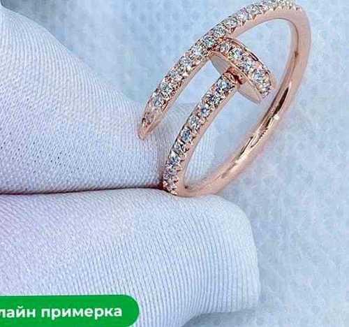 Кольцо Cartier Juste un Clou, розовое золото 0,37ct