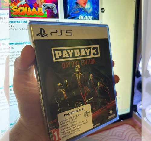 Payday 3 ps5 диск