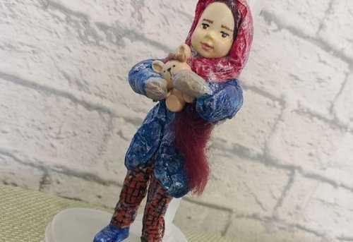 Ватная игрушка "Кукла Таня"