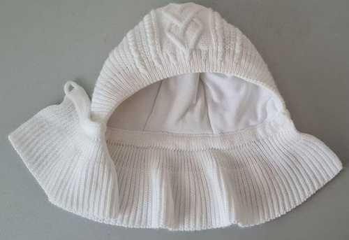 Детская зимняя шапка с шарфом как Балаклава