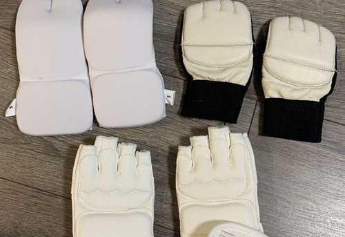 Накладки и перчатки для каратэ (размер S)