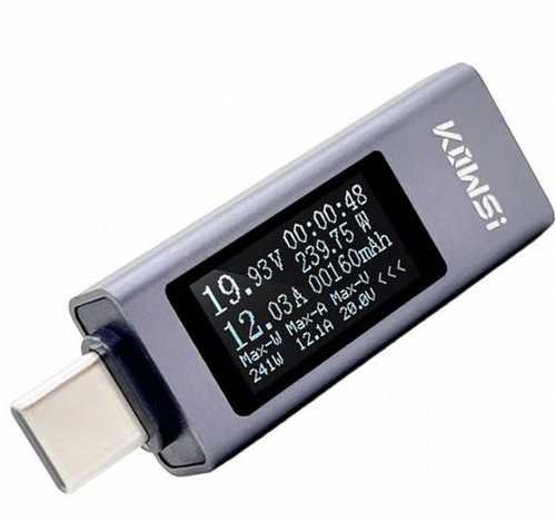 New USB-С тестер KWS-2301C до 30V/12A/360W