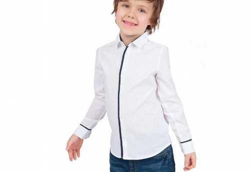 Белые рубашки для мальчика, р. 98, 116