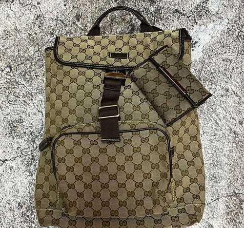 Рюкзак gucci gg supreme canvas оригинал