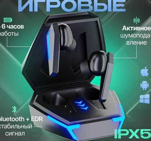 Беспроводные игровые Сенсорные наушники DeLuxe М10