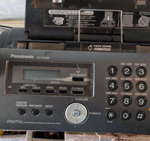 Факс panasonic kx-fc228