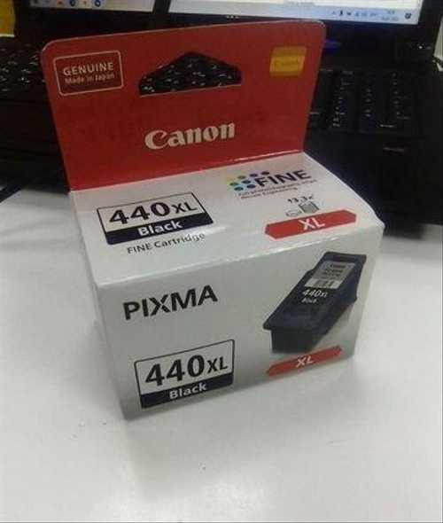 Картридж струйный Canon PG-440XL чёрный