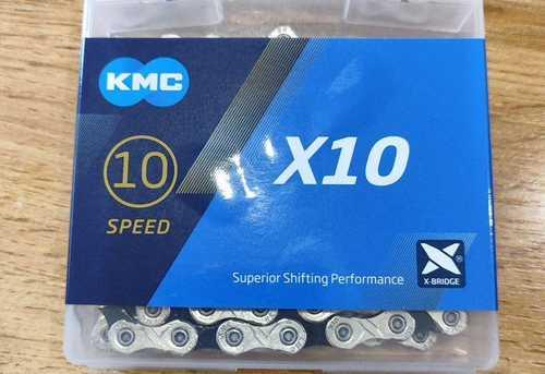 Велосипедная цепь 10ск KMC X10