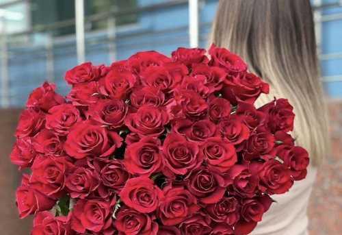 Букет цветов из 51 розы с доставкой в Челябинске