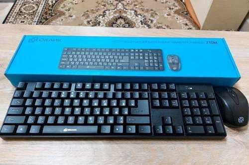 Комплект клавиатура + мышь oklick 210M (нск)