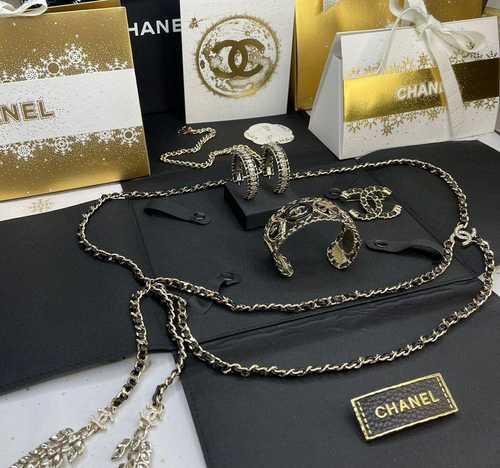 Пояс цепочка chanel новый