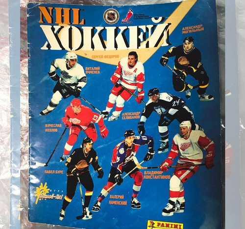 Журнал для наклеек «NHL Хоккей» - Panini